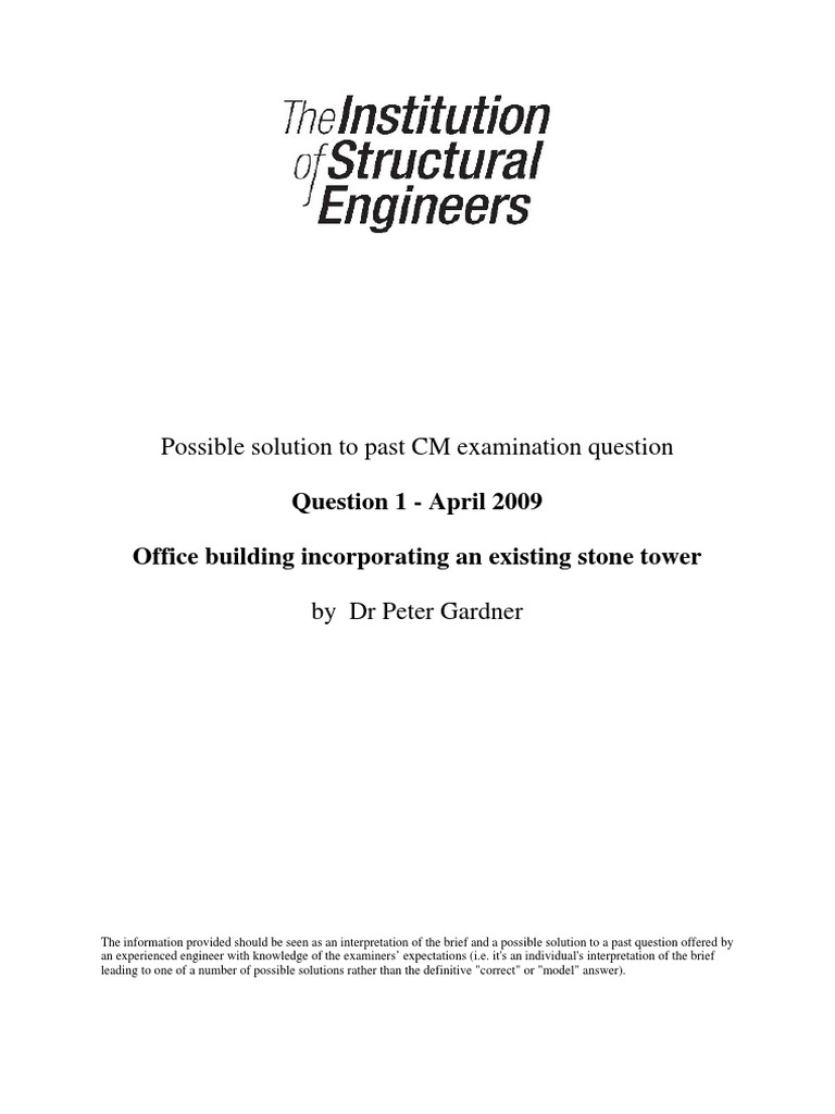 Office Building Design with Stone Tower | PDF | Column | Tower