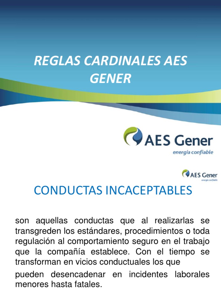 Reglas Cardinales GNER | PDF
