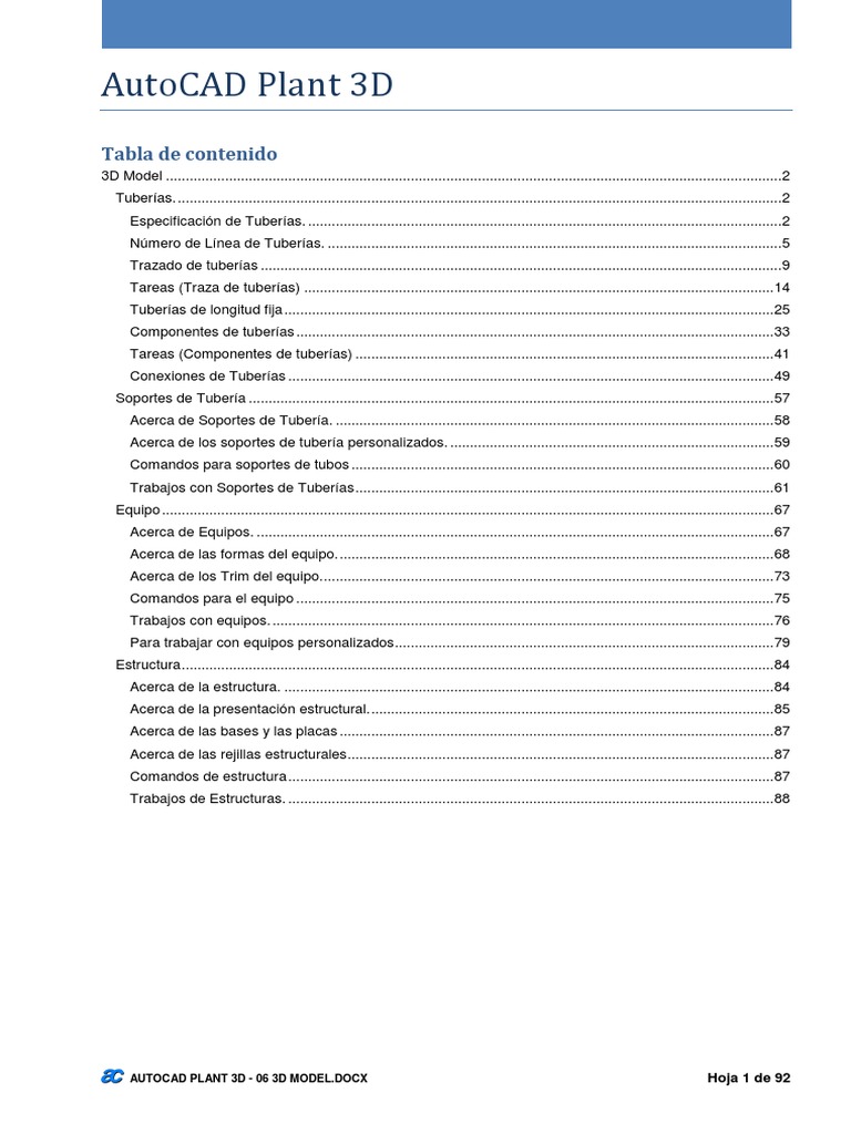 AutoCAD Plant 3D - 06 3d Model | PDF | Point And Click | Tools