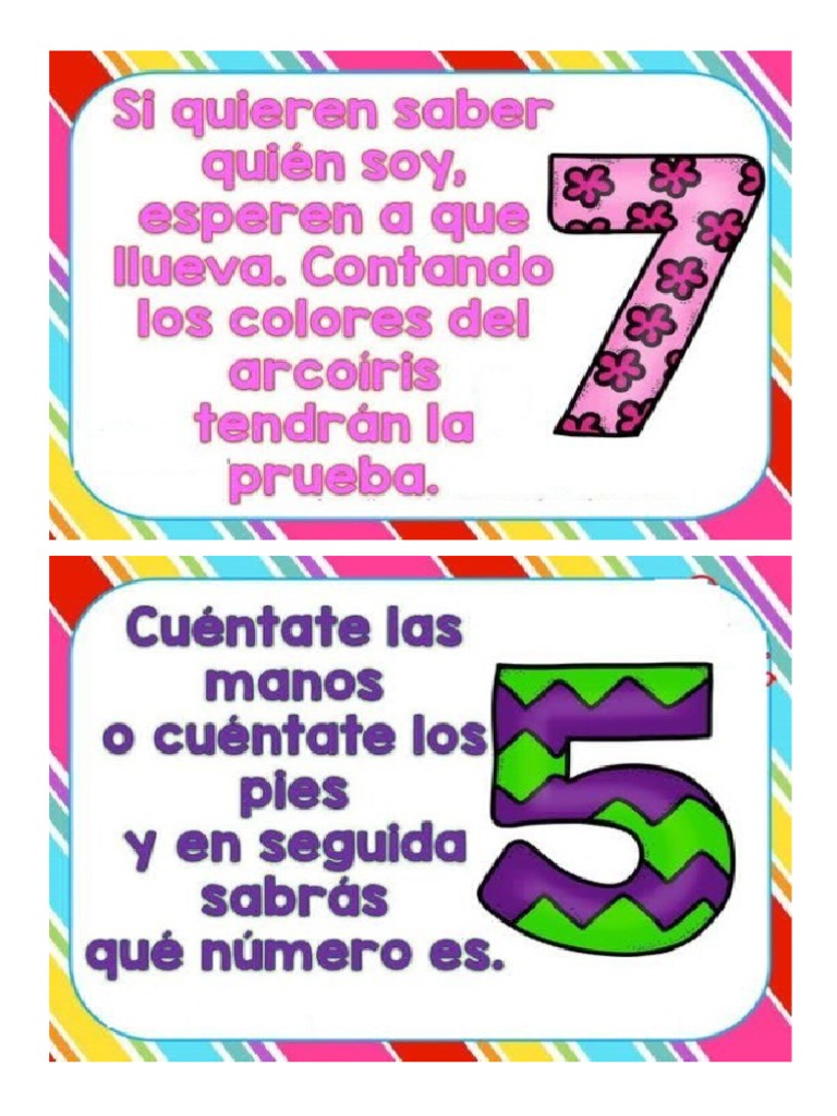 Numeros Adivinanzas | PDF