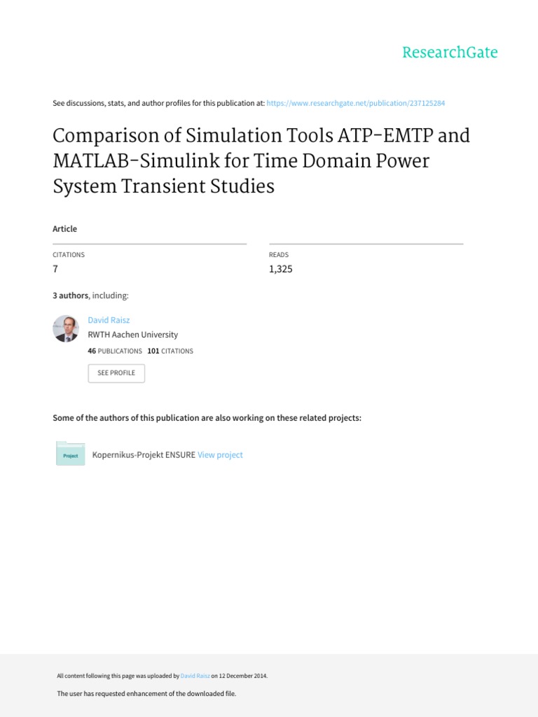 Power System Simulation Tools Comparison | PDF | Power Inverter | Power ...