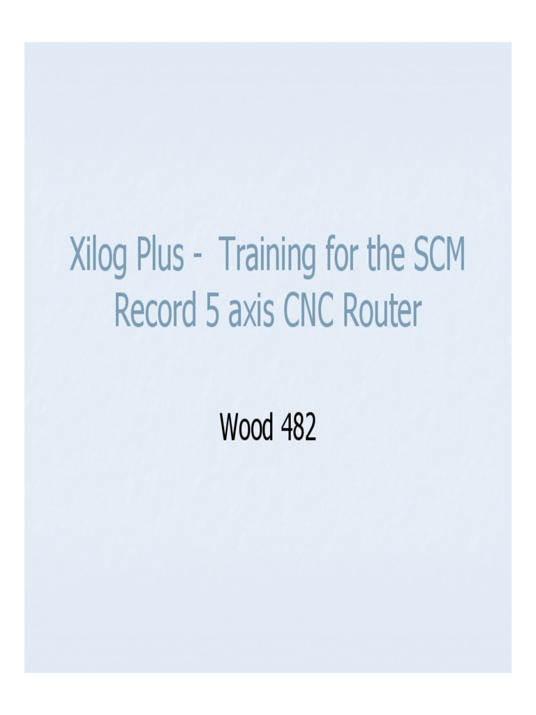 Xilog Plus | PDF | Numerical Control | Teaching Mathematics