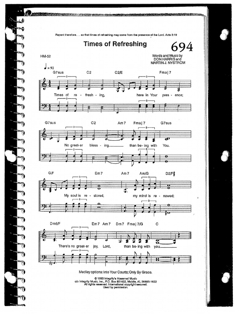 Times of Refreshing | PDF