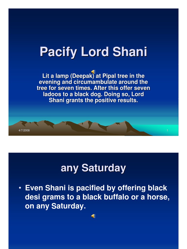 Shani Dev | PDF | Nature