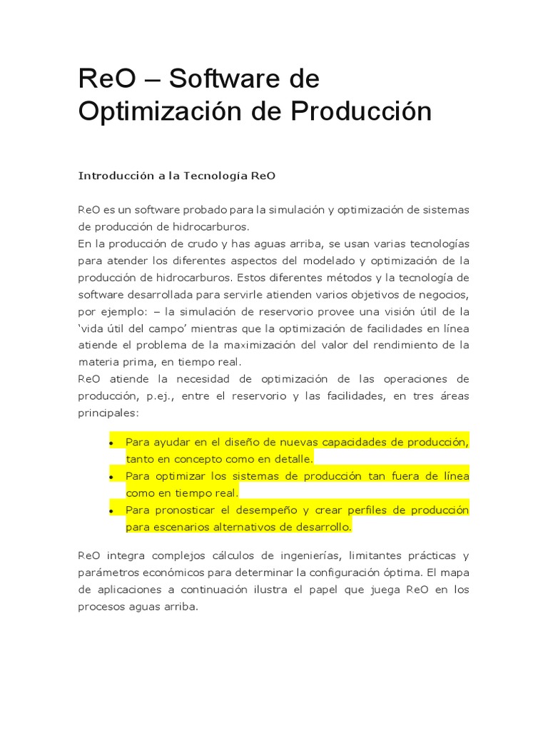 Reo | PDF | Simulación | Software