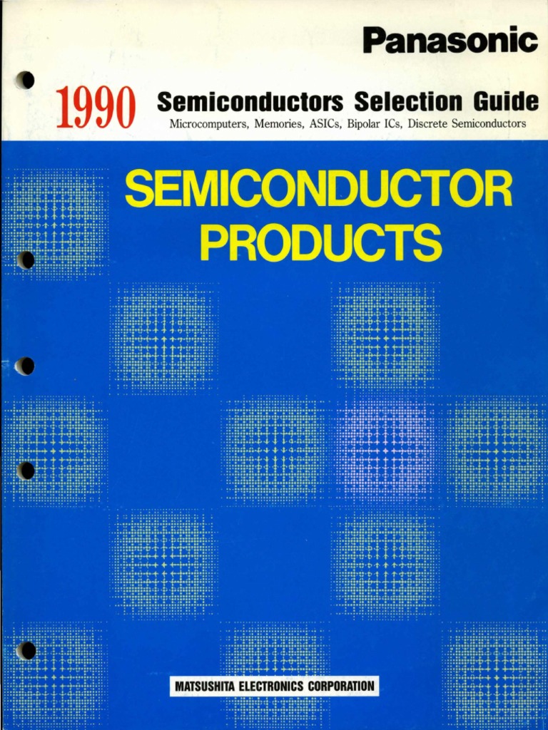 1990 Panasonic Semiconductors Selection Guide | PDF | Transistor | Diode
