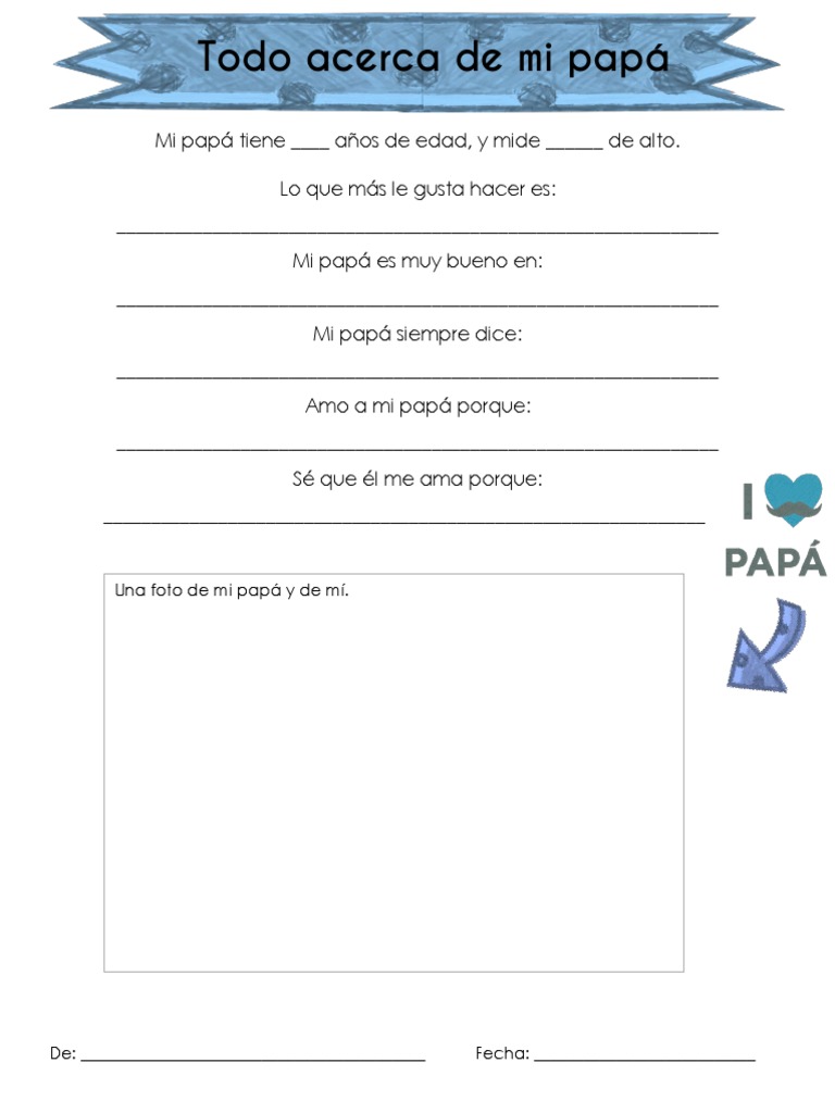 Todo Sobre Mi Papá | PDF