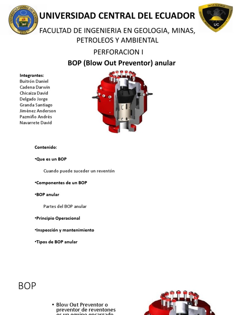 Bop Anular | PDF | Presión | Pistón