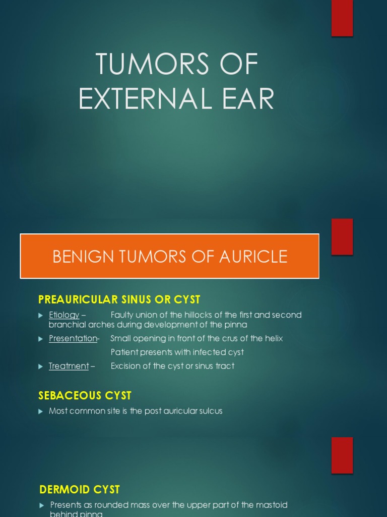 Tumors Of External Ear Pdf Neoplasms Adenoma