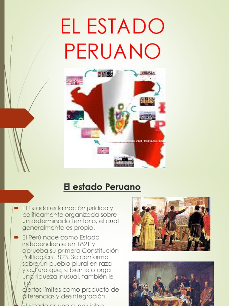 Diapositivas Del Estado Peruano | PDF | Juez | Estado (política)