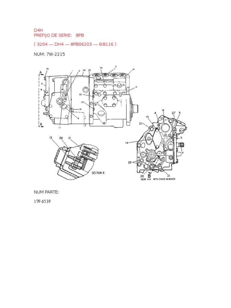 CAT 926 - 3204 Injection Pump Section | PDF