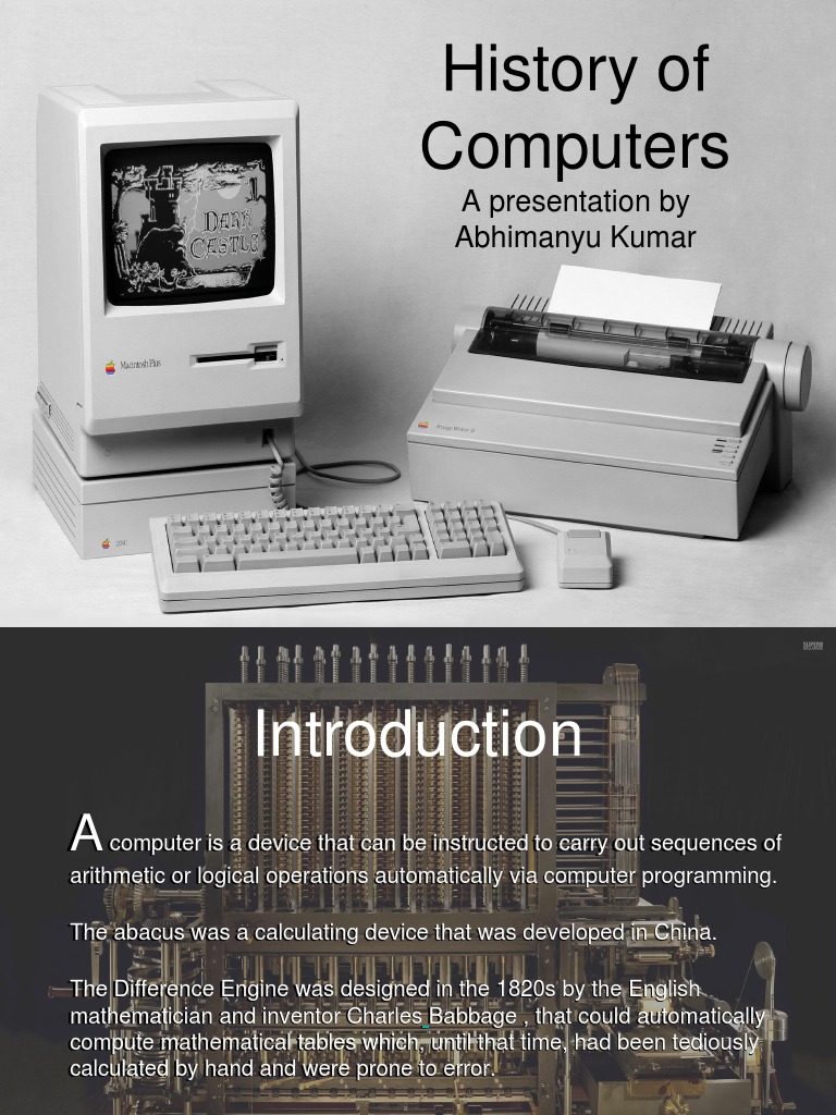 History of Computers | PDF | Integrated Circuit | Artificial Intelligence
