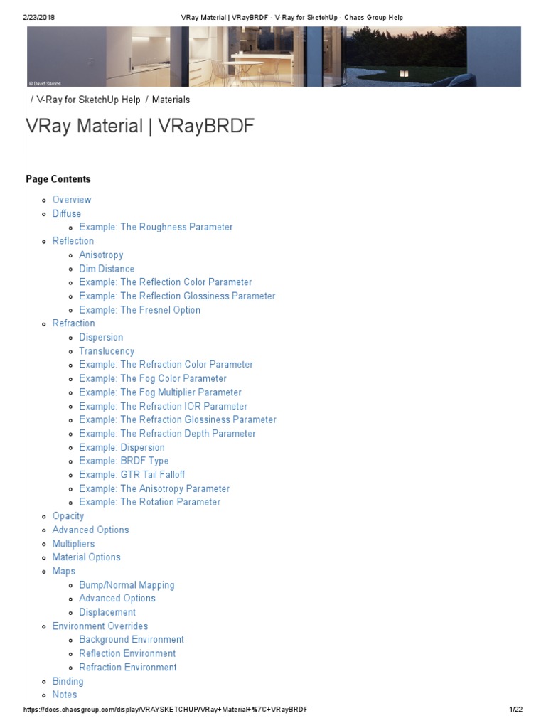 Chaos Group - Material | PDF | Reflection (Physics) | Anisotropy