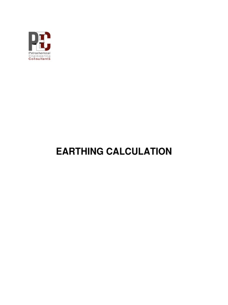 Earthing Calculations Machike | PDF | Manufactured Goods | Electric Power