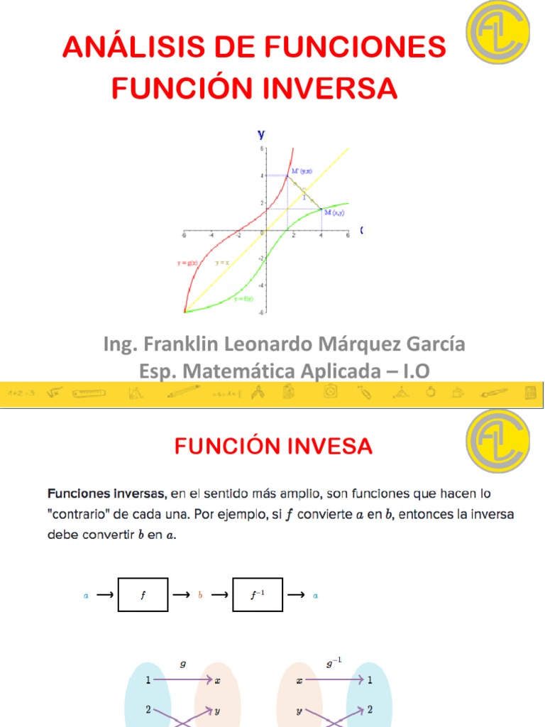 Funciones Inversas y Clasificación | PDF | Función (Matemáticas) | Análisis