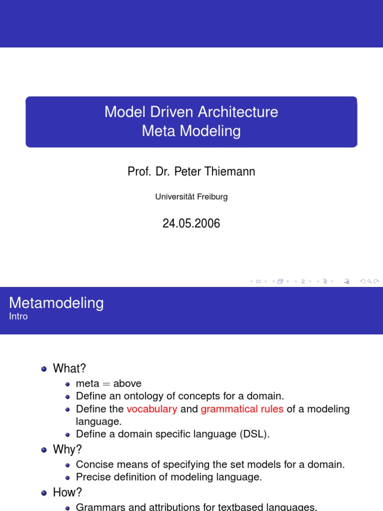 Model Driven Architecture Pdf Programming Language Unified Modeling Language