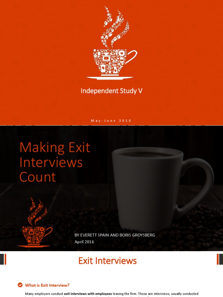 Making Exit Interviews Count | PDF | Equity (Finance) | Employment