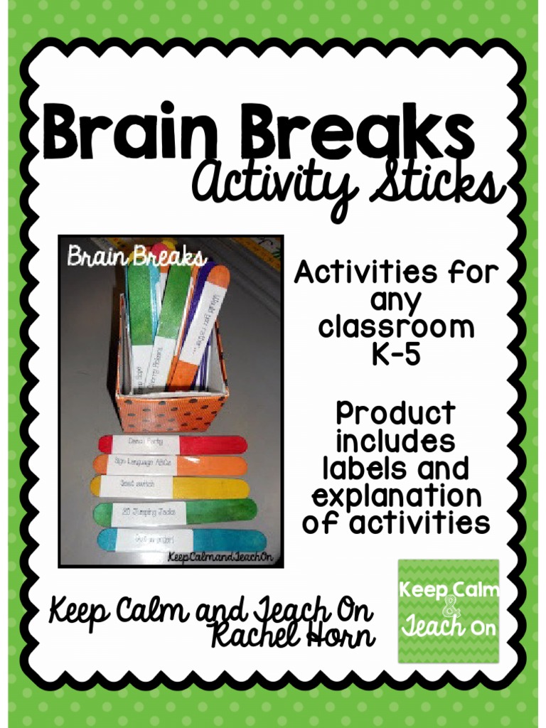 Brain Breaks: Activity Sticks | Download Free PDF | Leisure