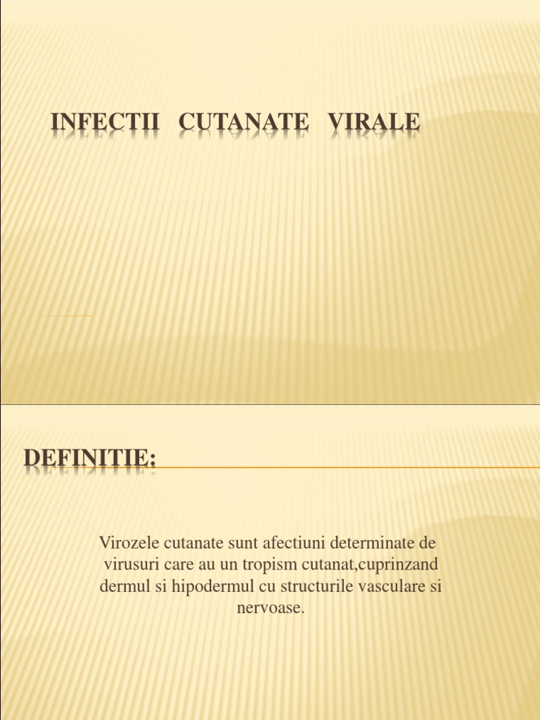 Viroze Cutanate | PDF