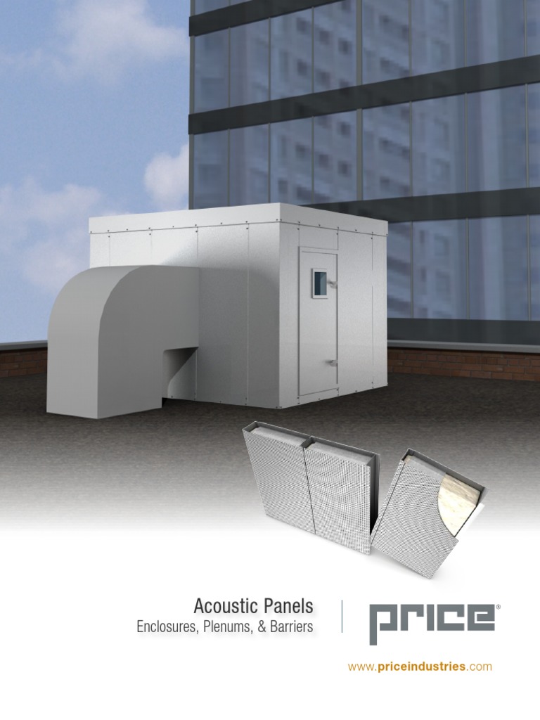 Acoustic Panel Brochure PDF | PDF | Noise | Sheet Metal