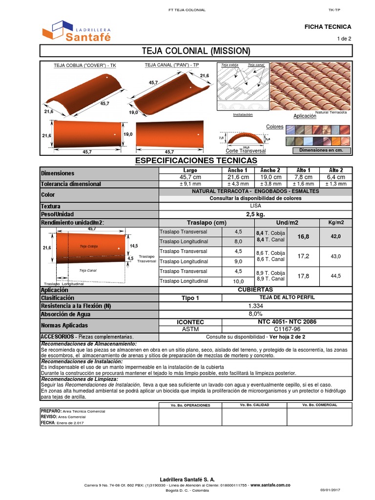 Dimensiones De Las Tejas Del Techo