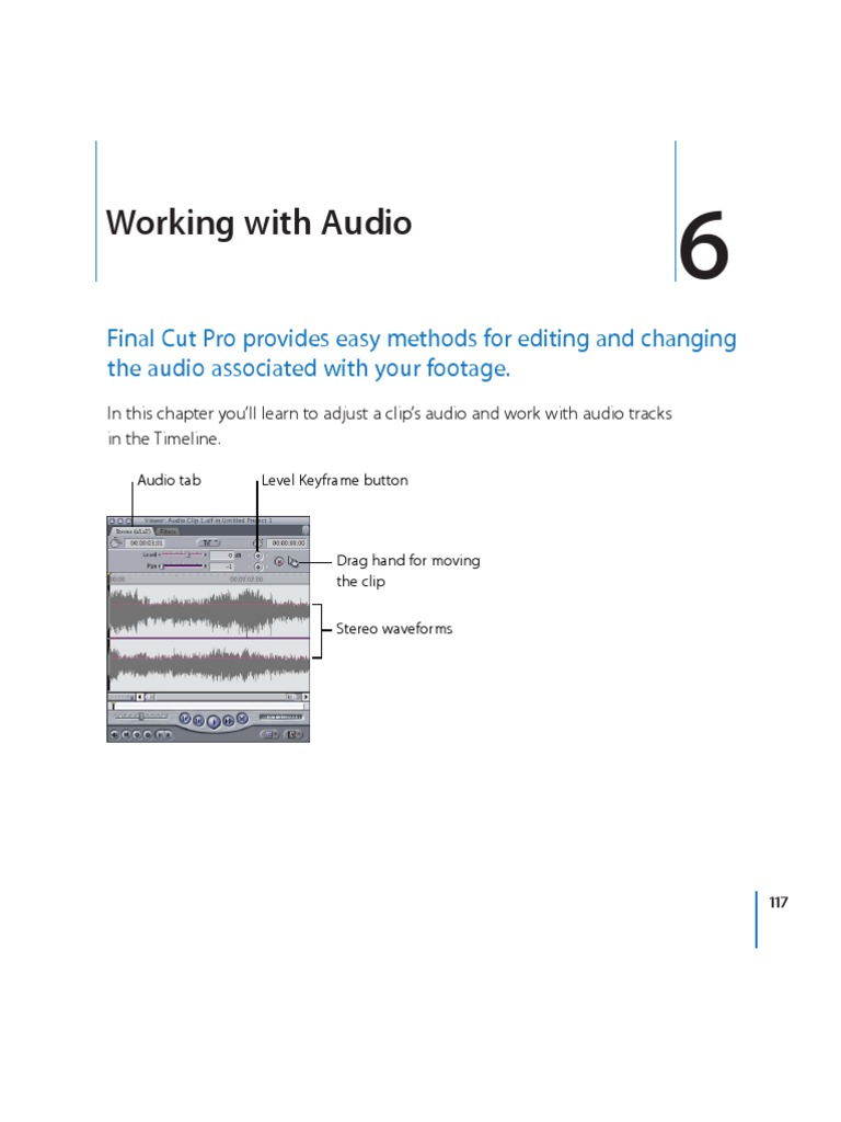 Exploring FCP7 Audio and Voiceover Editing Features | PDF | Voice Over ...
