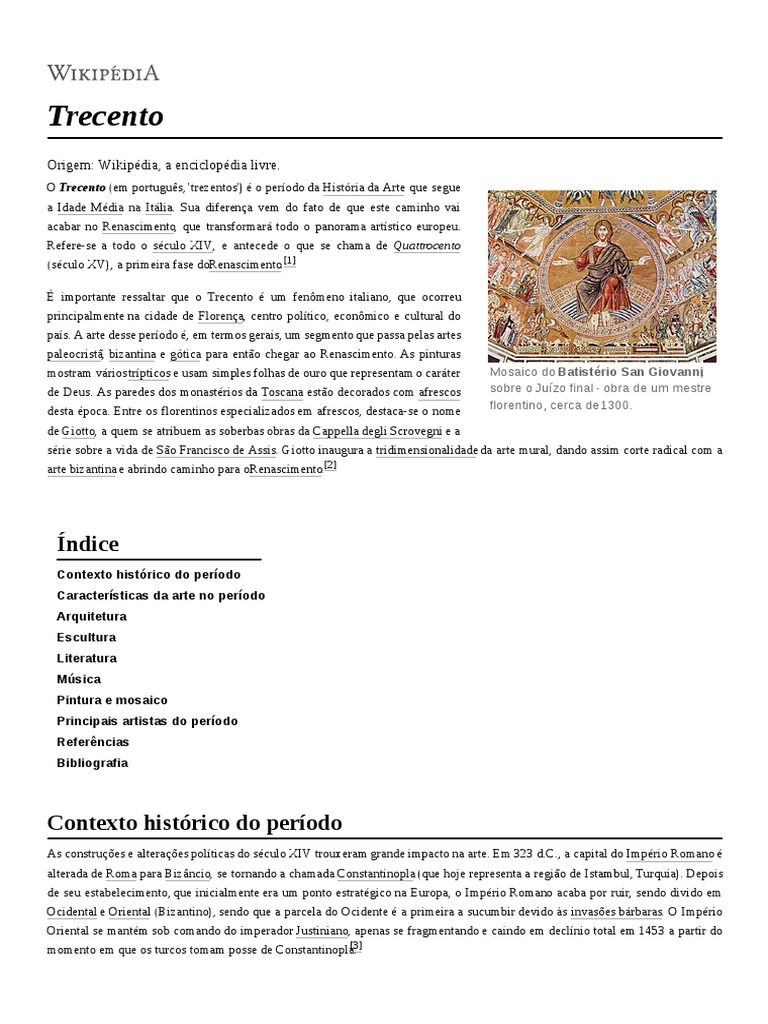 Trecento | PDF | Pinturas | Escultura