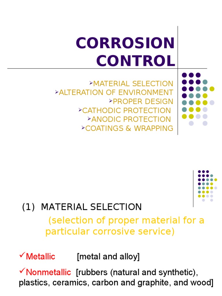 Corrosion Control: Material Selection Guide | PDF | Stainless Steel | Fracture