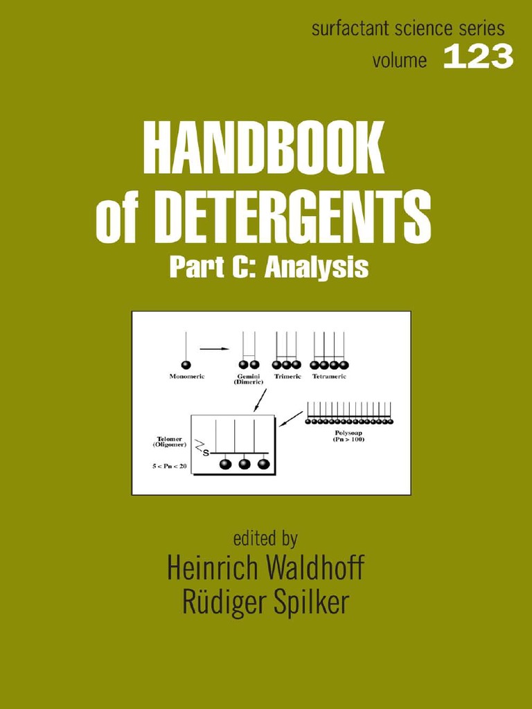 Handbook of Detergents Part C - Analysis | PDF | Chemical Substances ...