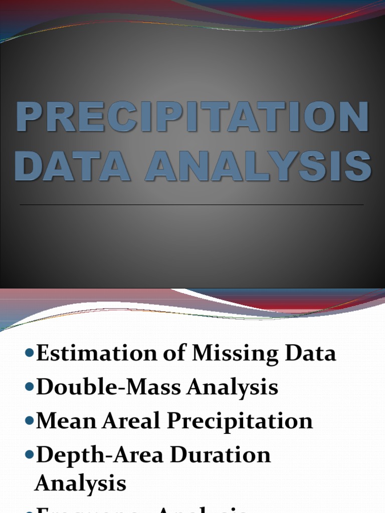Precipitation Data Analysis | PDF | Regression Analysis | Precipitation