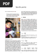USP-NF 〈841〉 Specific Gravity | PDF | Density | Physical Quantities