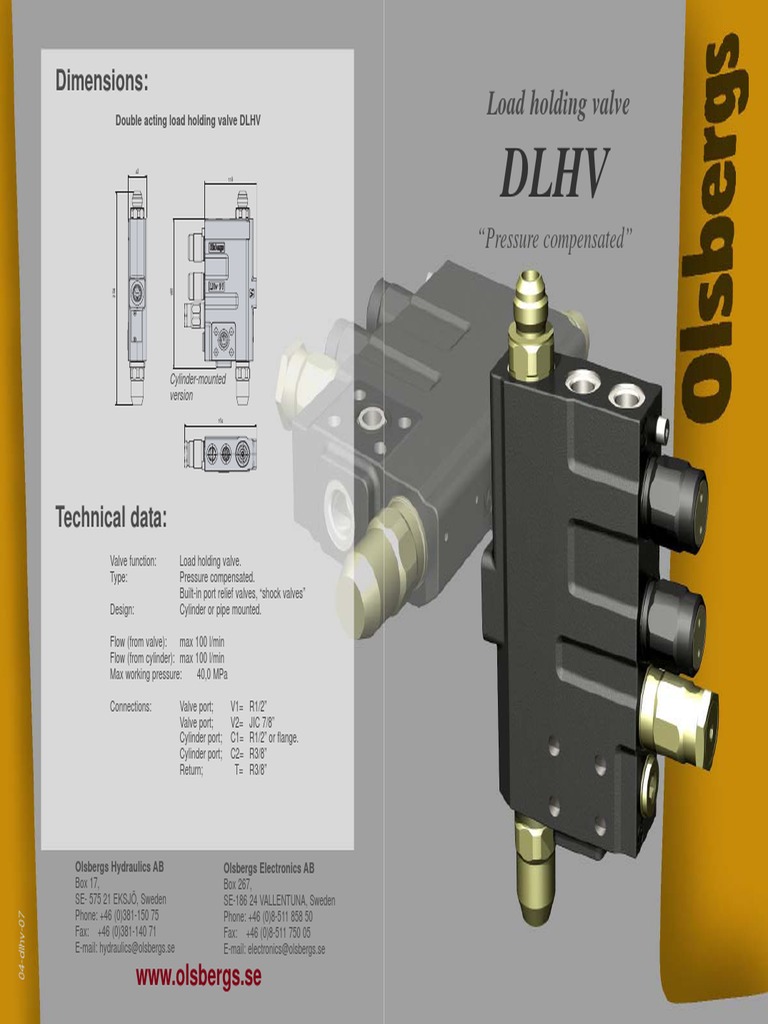 W Olsbergs DLHV en | PDF | Machines | Chemical Engineering