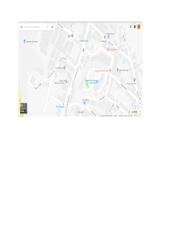 Mapa de Chimbacalle | PDF