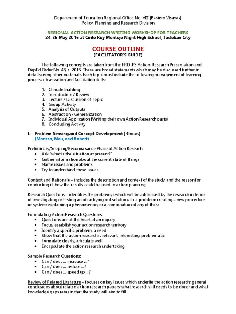 Faci Guide | Download Free PDF | Action Research | Qualitative Research