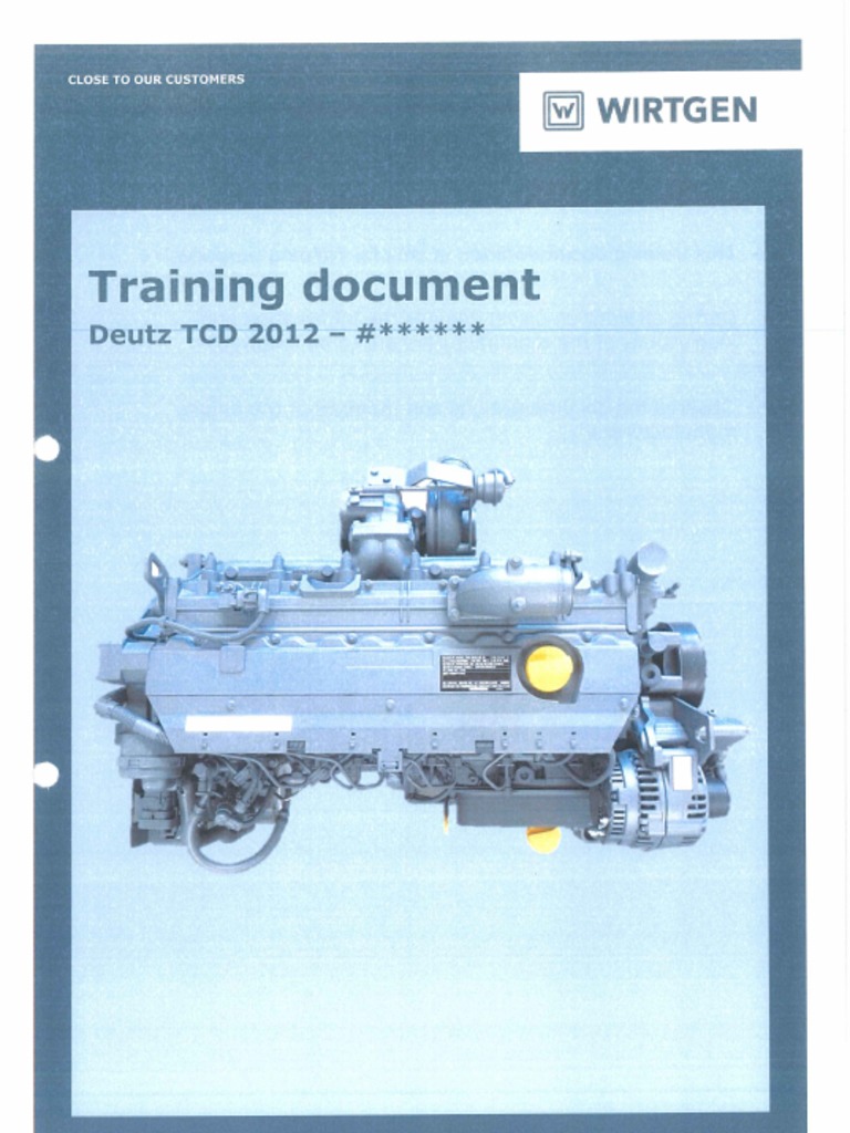 Training Doucument Deutz | PDF