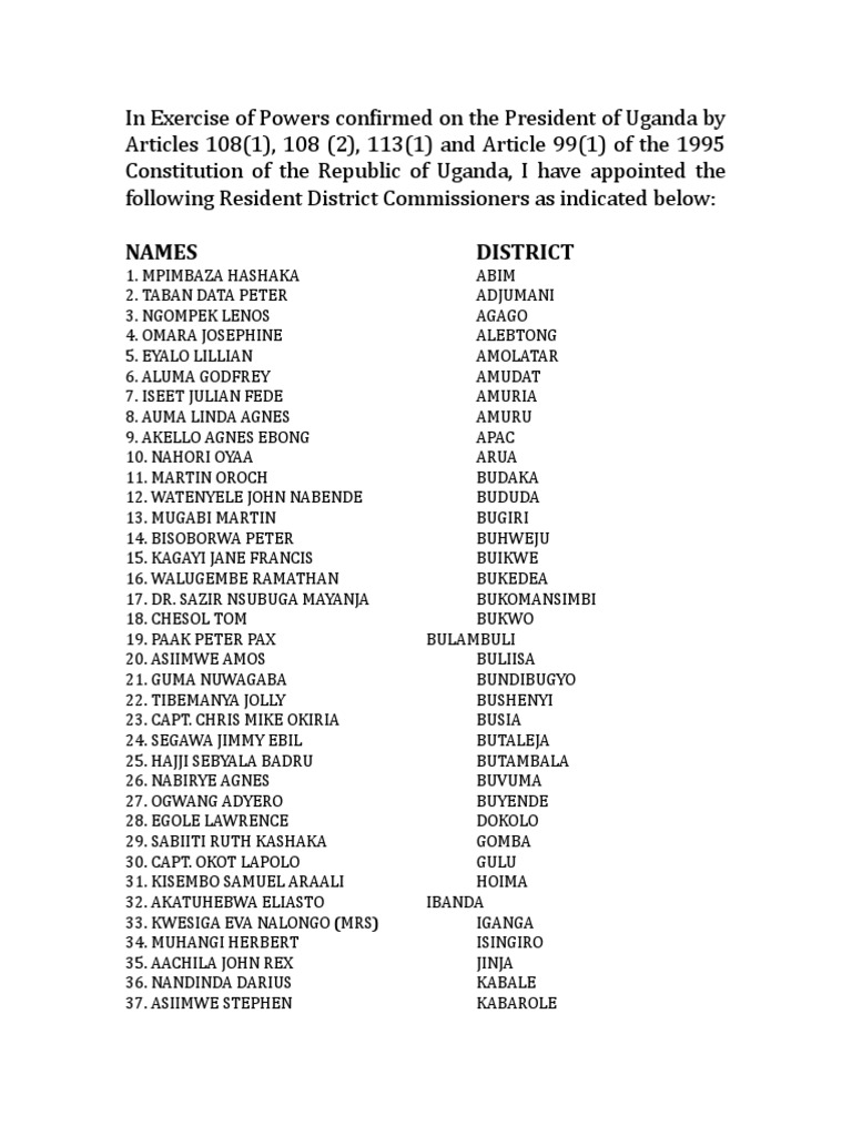 RDCs Reshuffle | PDF | Violence