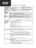 Detailed Lesson Plan Research | PDF | Inquiry | Lesson Plan