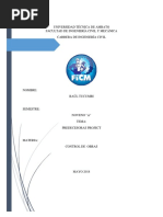 Tipos de Predecesoras en Project | PDF