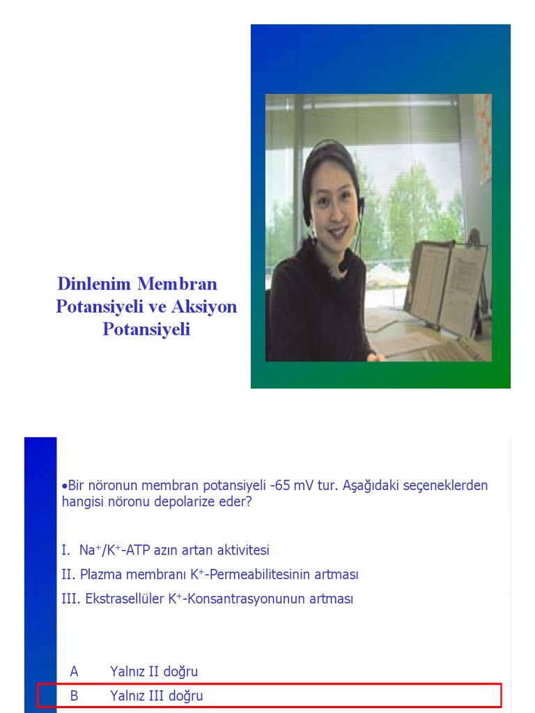 DR - Abdullah Arslan-Dinlenim Membran Potansiyeli Ve Aksiyon ...