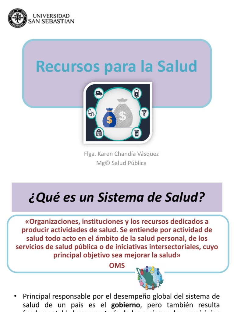 Sesion 17 Recursos para La Salud | PDF | Sistema de salud | Evaluación