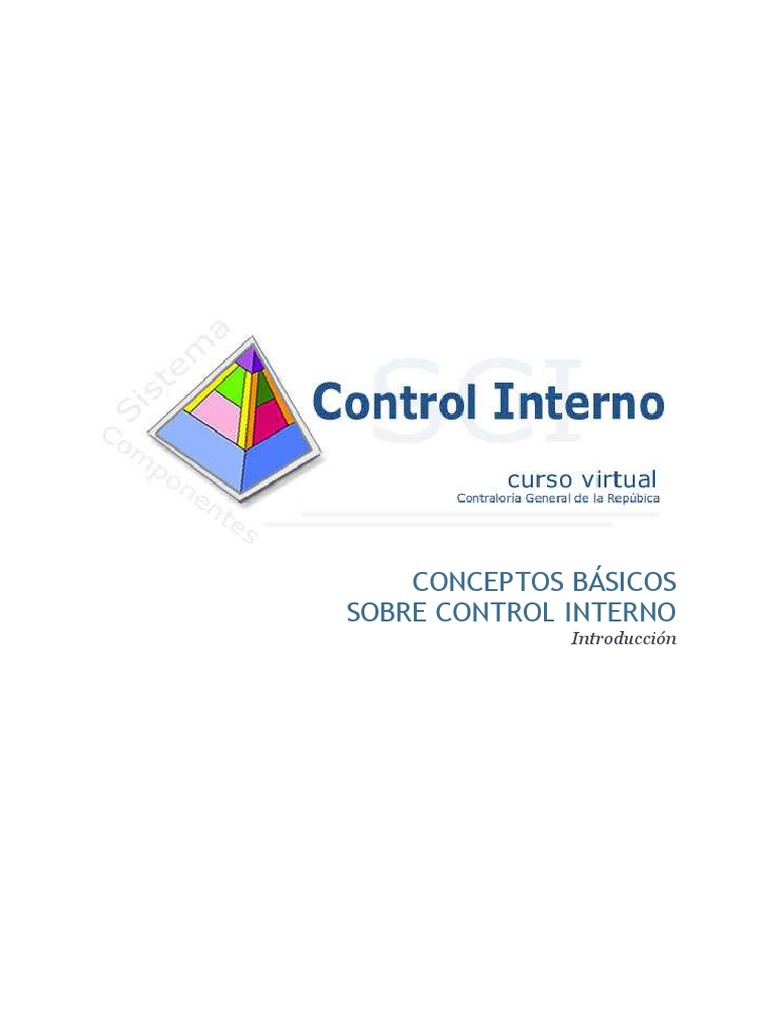 conceptos basicos de control interno.pdf | Institución | Administración ... conceptos basicos de control interno.pdf | Institución | Administración ...