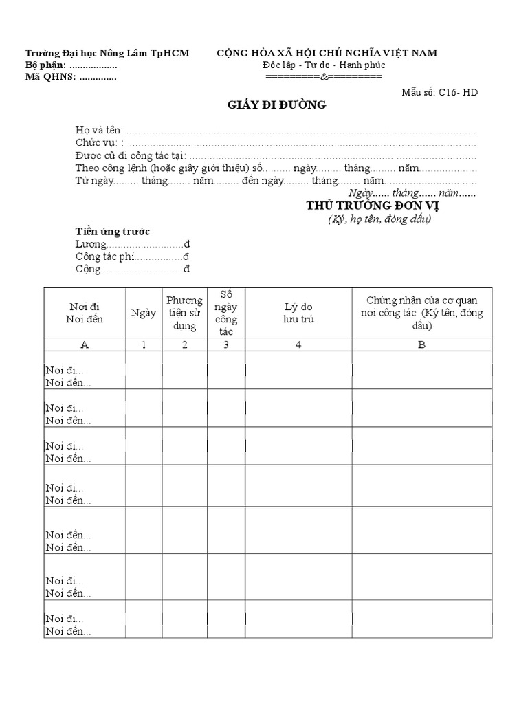 Mẫu Số C16- HD-Giaydiduong