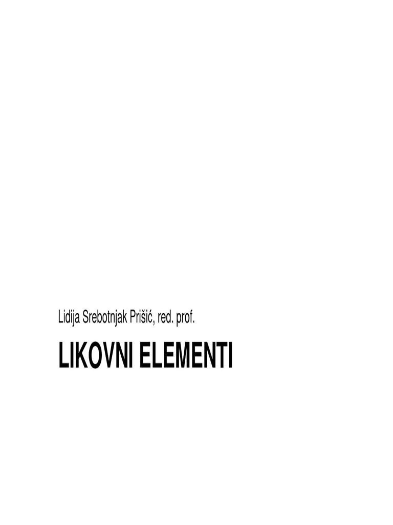 1.likovni Elementi | PDF