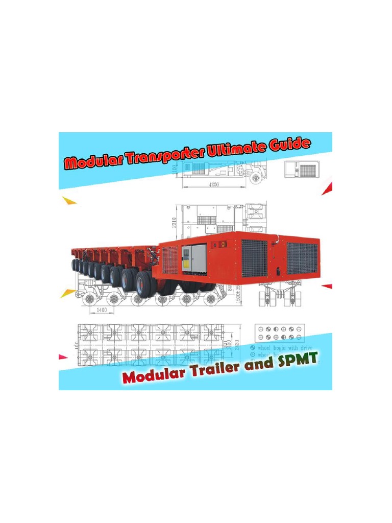SPMT Modular Trailer Ultimate Guide | PDF | Trailer (Vehicle ...