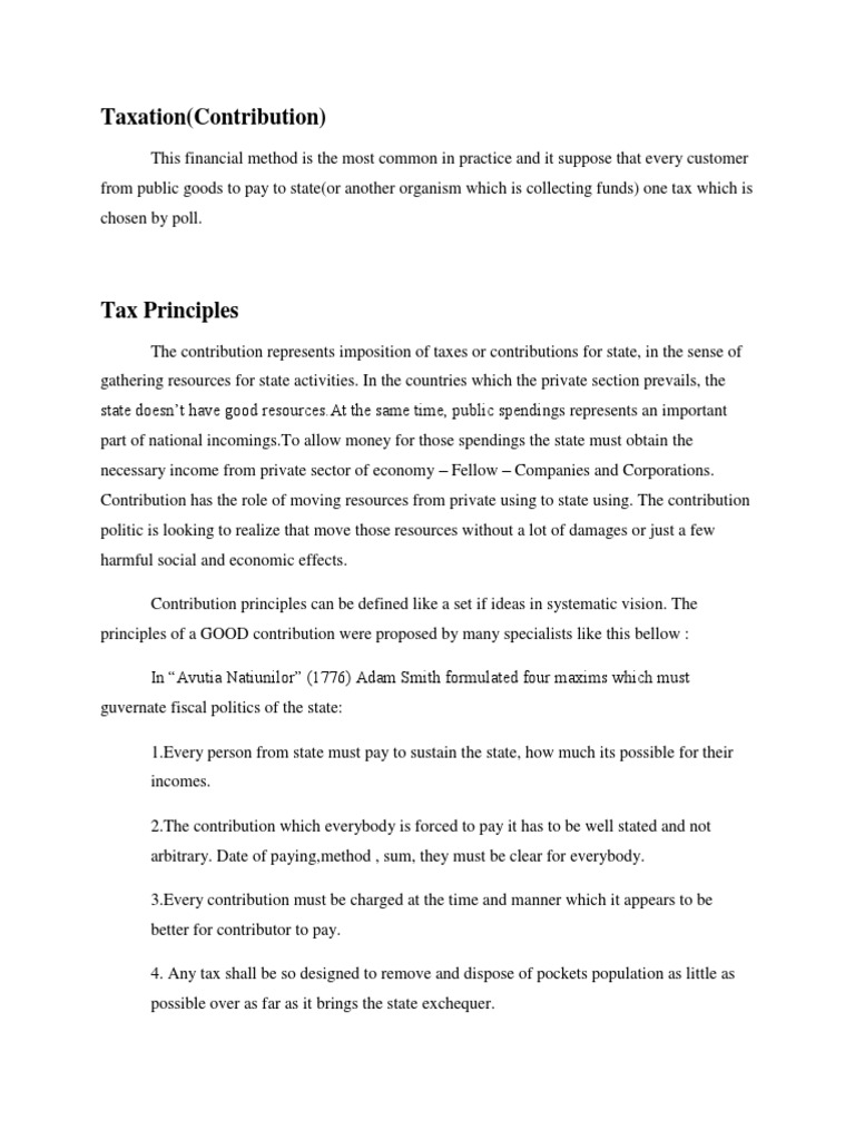Taxation (Contribution) | PDF | Public Good | Pareto Efficiency