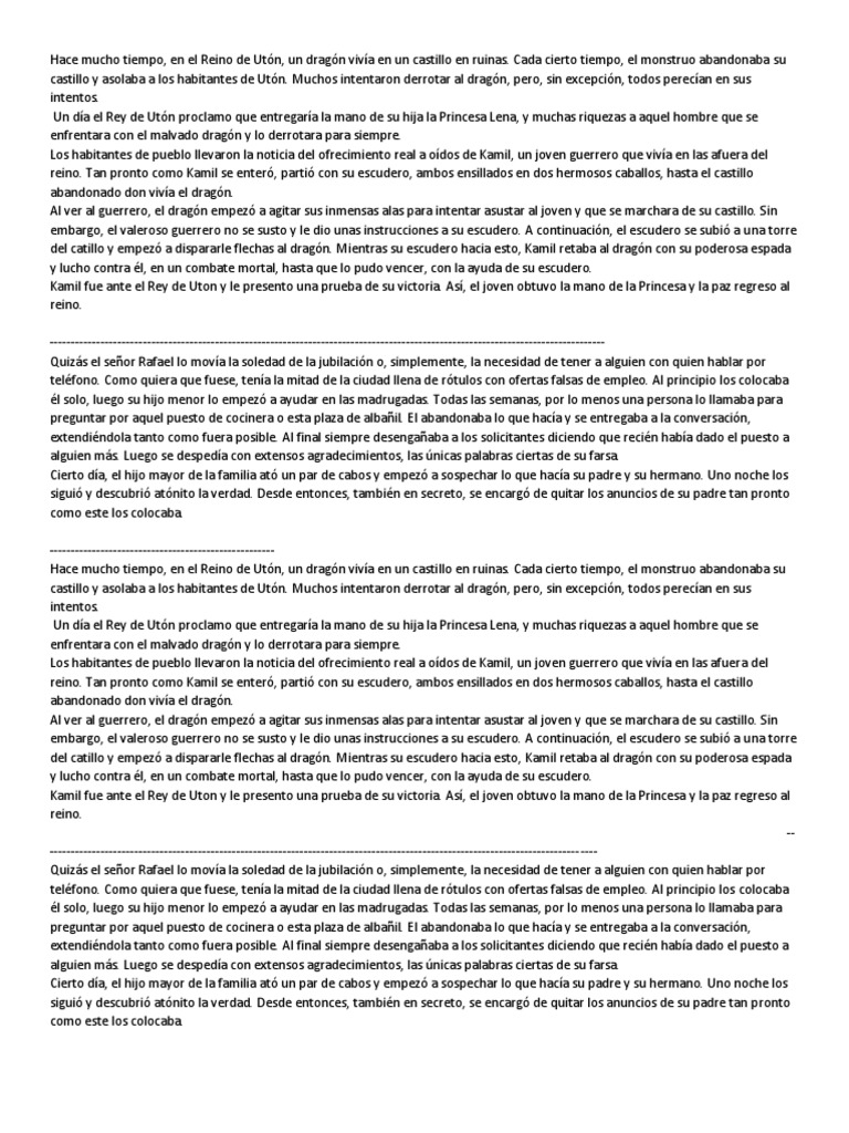 Lecturas-Ejercicios de Matriz Actancial | PDF | Continuar | Ocio