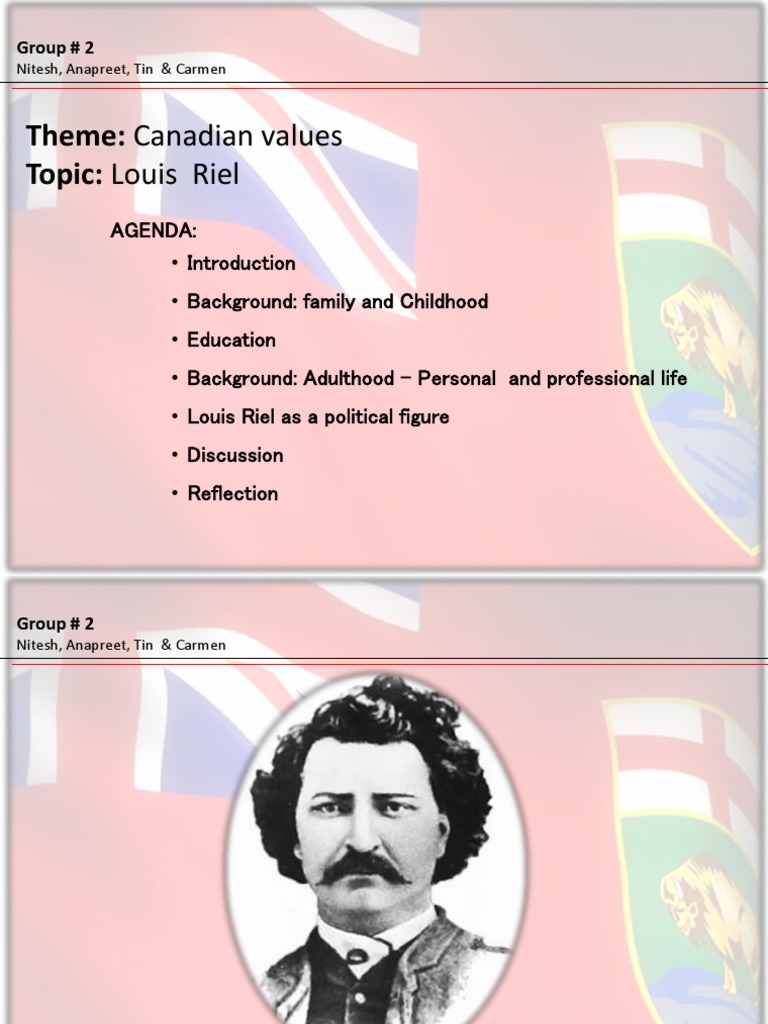Louis Riel Final | PDF | Canada | North America