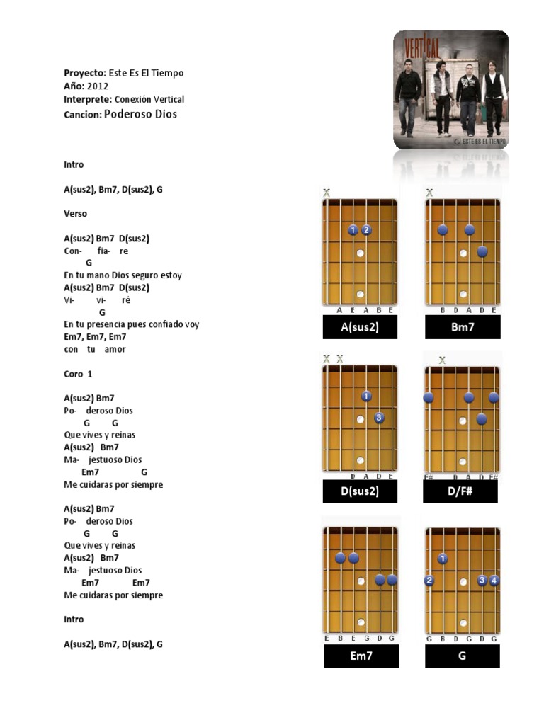 Chart Poderoso Dios | PDF
