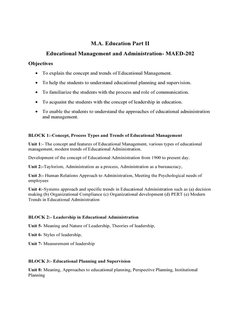 Maed 202 | Download Free PDF | Leadership | Concept