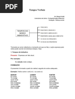 Conjugação Do Verbo Andar | PDF | Tempo gramatical | Relações sintáticas